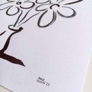 Handmade | Wall Decor | Original Art Flowers In Vase By Maria Rivera ...